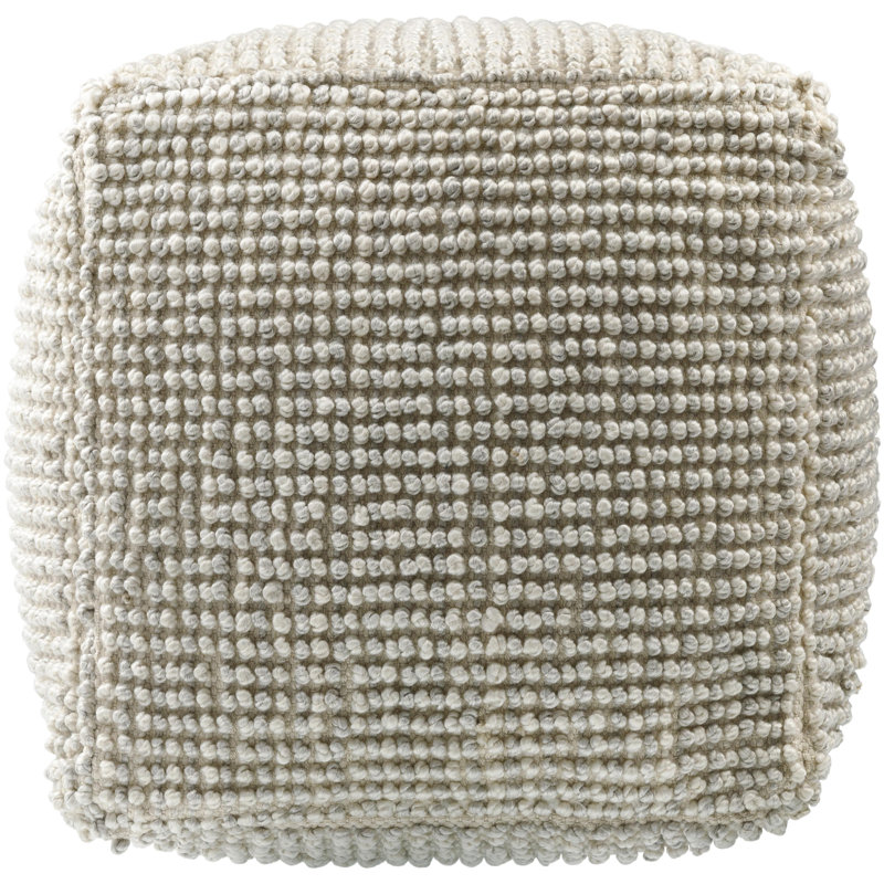 Beachcrest Home™ Amald 18" Wide Square Pouf Ottoman & Reviews | Wayfair